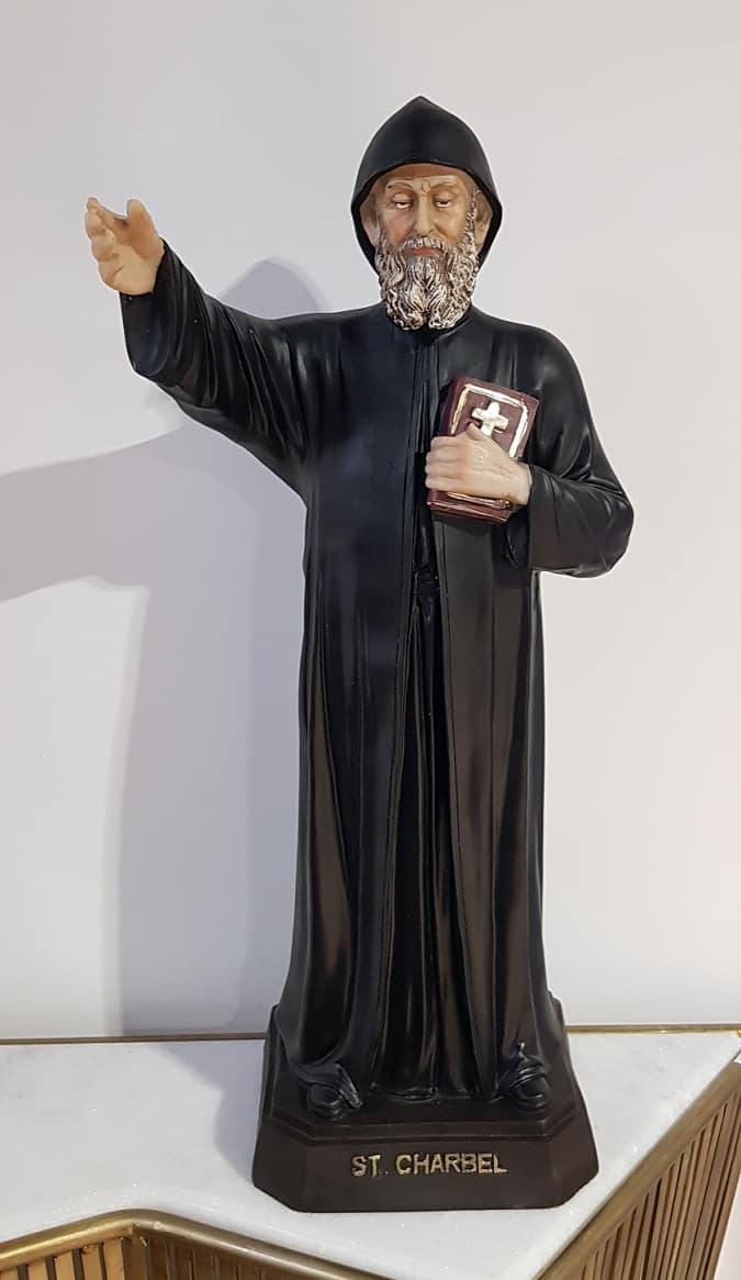 Large Saint Charbel Statue – Layoun Interiors